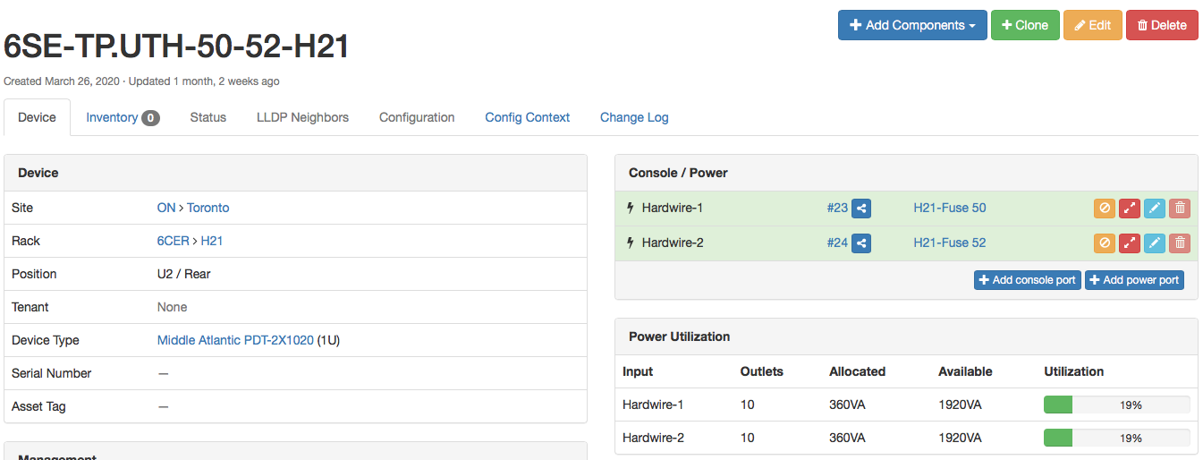 Netbox adding PDU’s and linking power ports to devices – Blog | KENDIL.COM